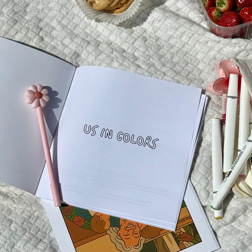Livre de coloriage personnalisé – US IN COLORS